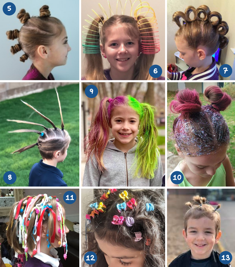 Crazy Hair Day Ideas For Short Hair Xiomara Kaminski Crazy Hair Day Ideas For Short Hair Xiomara Kaminski